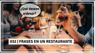 032 | Frases Útiles En Un Restaurante - Spanishland School