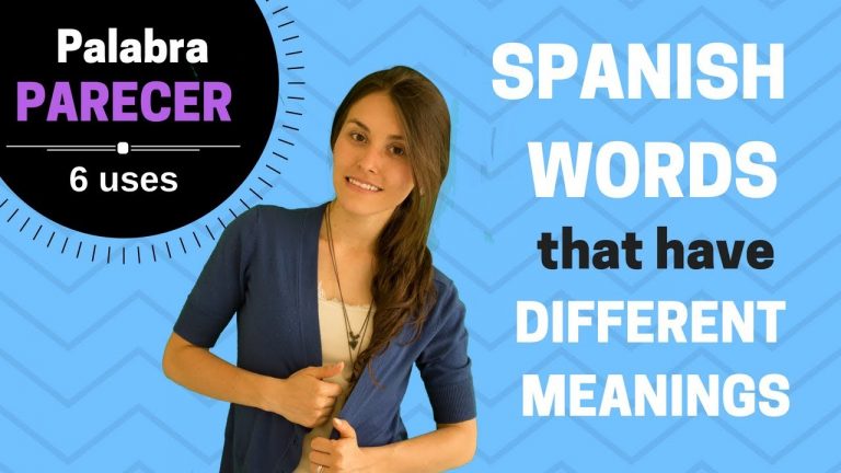 Spanish Verbs: PARECER –(6 Uses: To look, to look like, to resemble, to ...