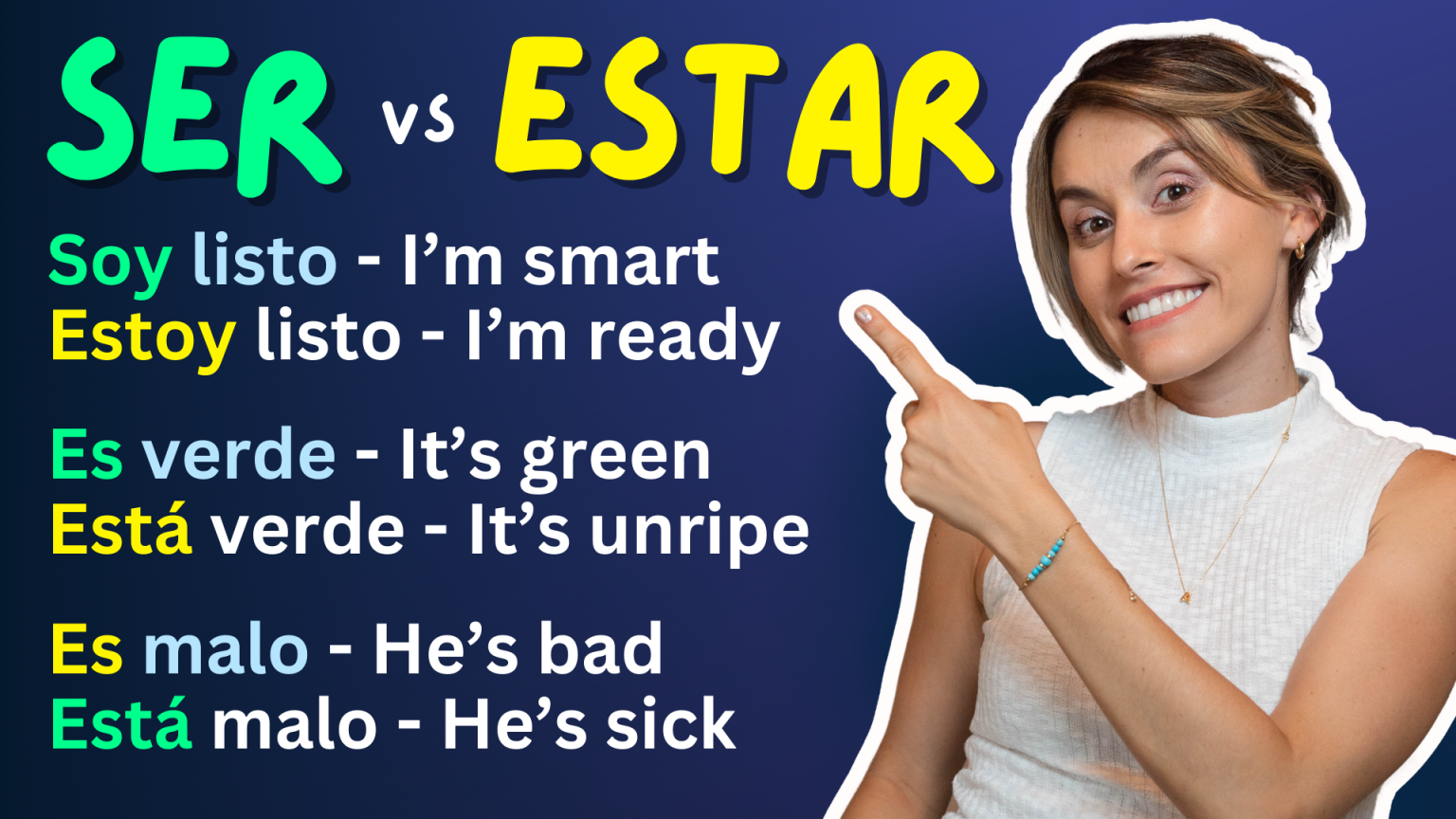 454 | Ser vs Estar in Spanish: 16 Words that Change their Meaning