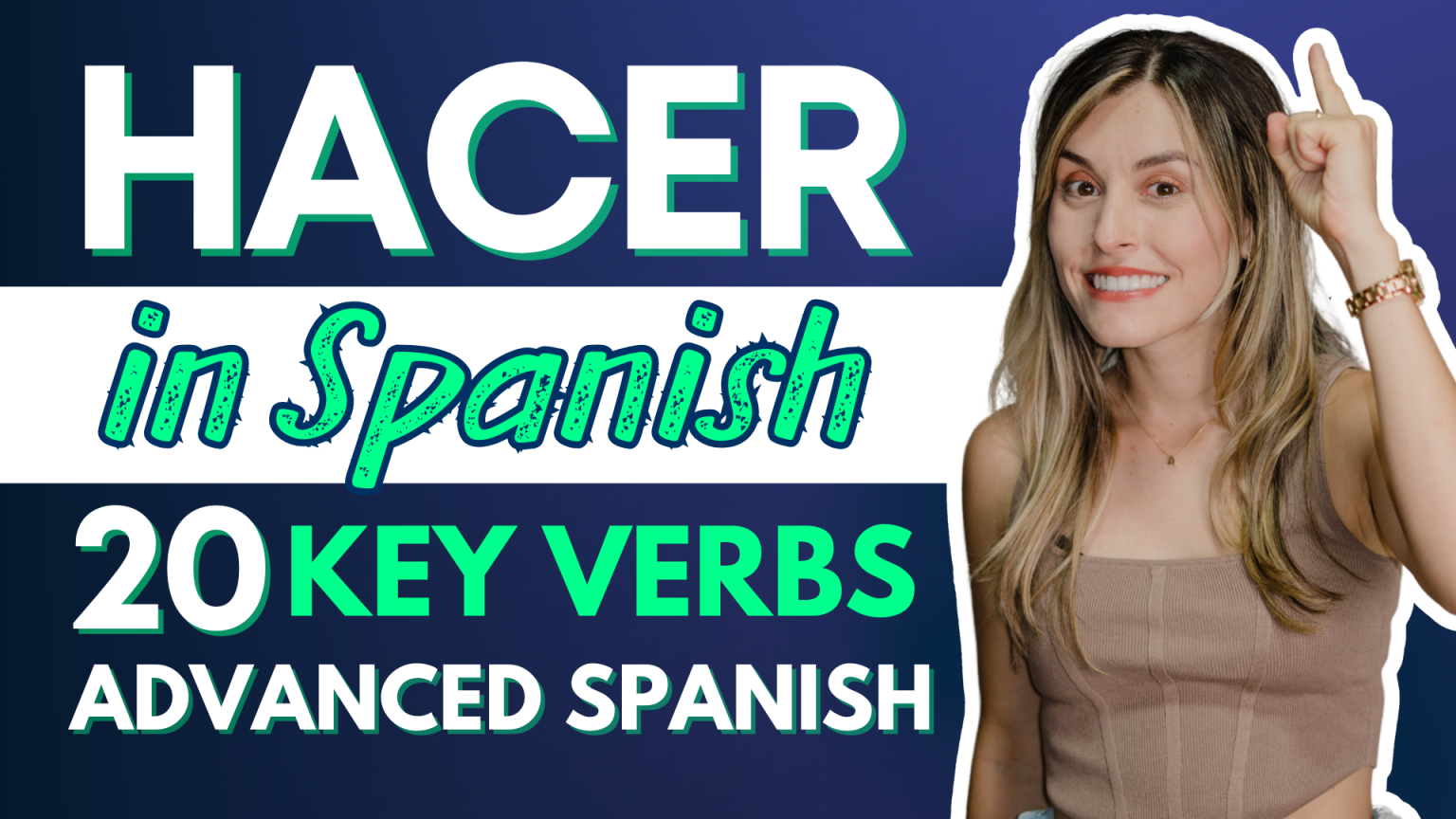 452 | Speak Advanced Spanish with HACER - 20 Verbs